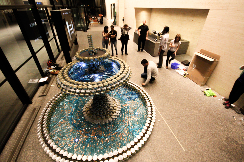 Canstruction 2013 - Daily Bread Food Bank | CORE Architects Inc.